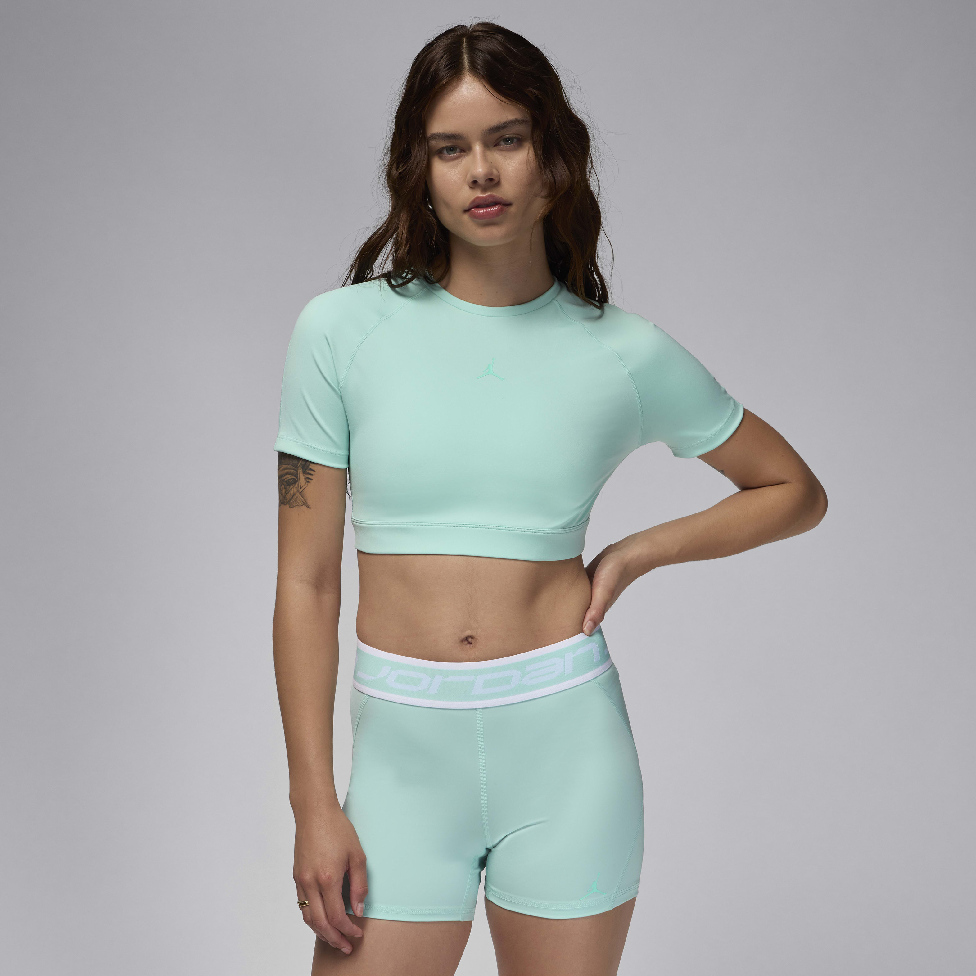 Nike - W J SPT SS BDY CON PERF TOP Top de alto rendimiento Bodycon para ...