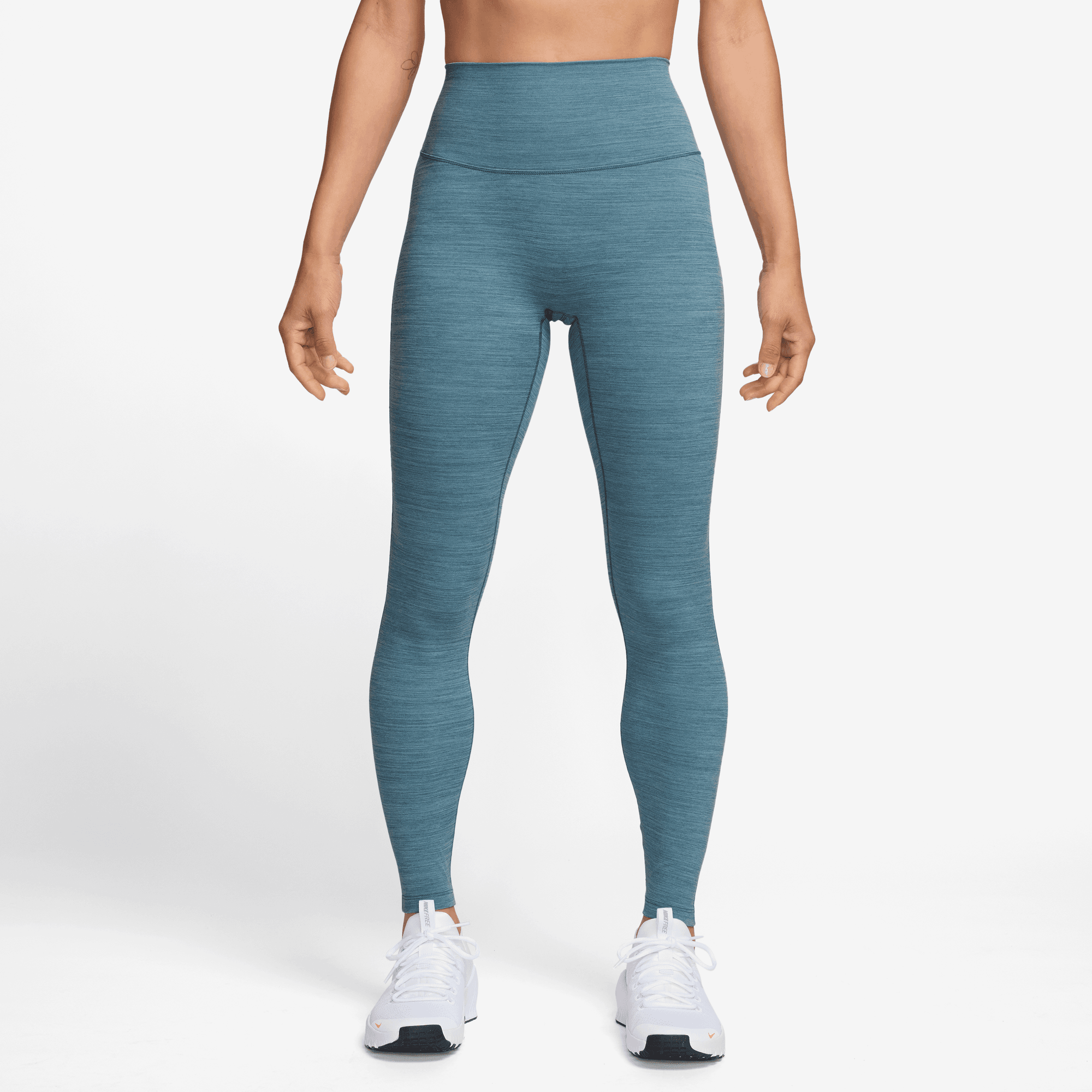 Nike - Nike One Seamless Front Calzas de tiro alto de largo completo para mujer | Ofertitas